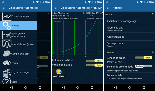 Ajuste o brilho do celular automaticamente