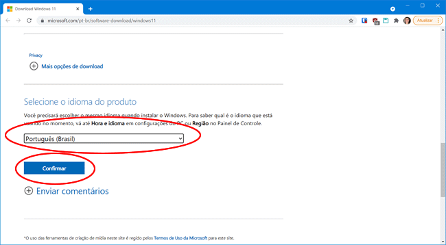 Download oficial do arquivo ISO do Windows 11 (versão final)