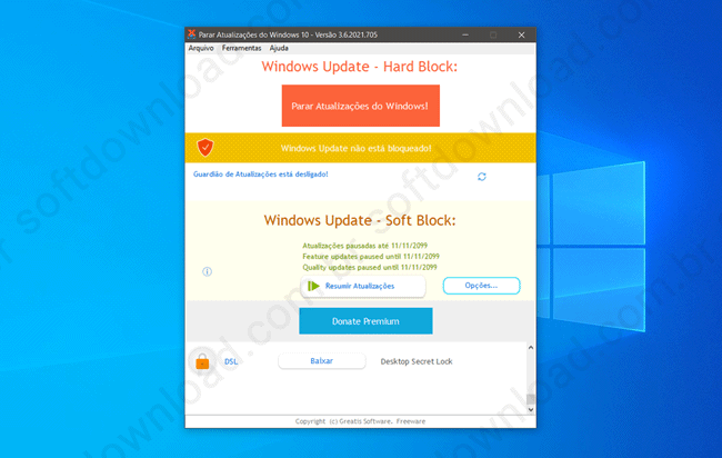 Controle as atualizações do Windows 10 e 11 com o StopUpdates10