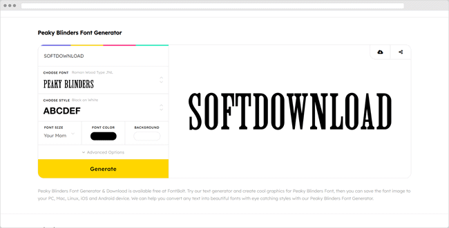 Crie textos com fontes famosas com o FontBolt