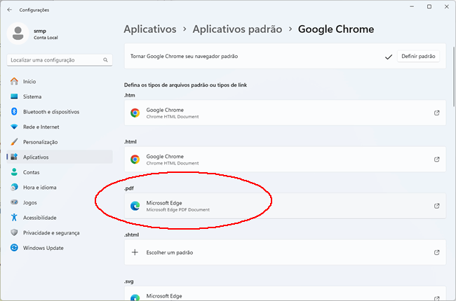 Como definir o Chrome como navegador padrão no Windows 11