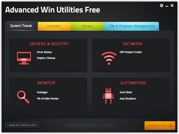 Limpe e otimize o PC com o Advanced Win Utilities Free