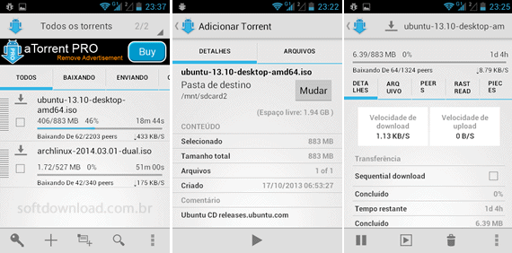 aTorrent - Aplicativo para baixar torrents no Android