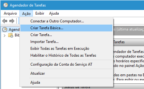 Como agendar uma tarefa no Windows