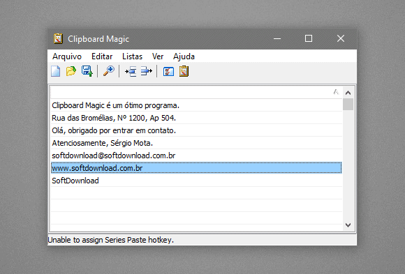 Copie e cole múltiplos itens com o Clipboard Magic