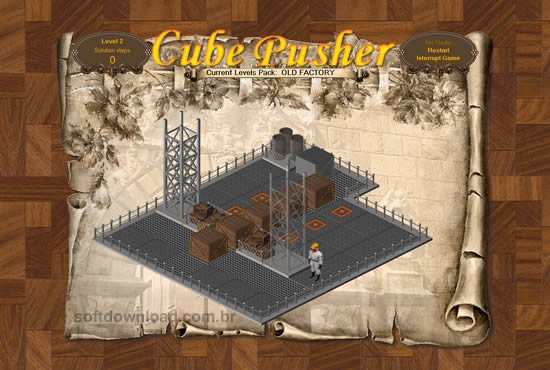 Cube Pusher - Jogo de lógica gratuito para PC
