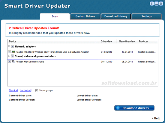 Smart Driver Updater - Atualização e backup dos drivers de hardware de ...