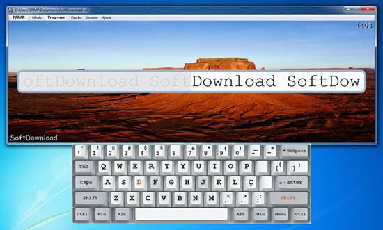 Stamina Typing Tutor - Curso de digitação gratuito