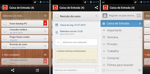 Gerencie suas tarefas no Android e iPhone com o Wunderlist